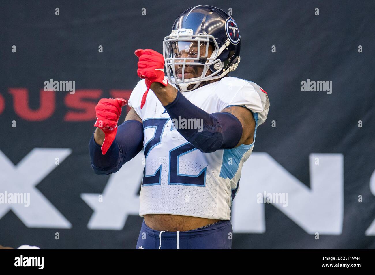 Houston, TX, USA. 3rd Jan, 2021. Tennessee Titans running back Derrick ...