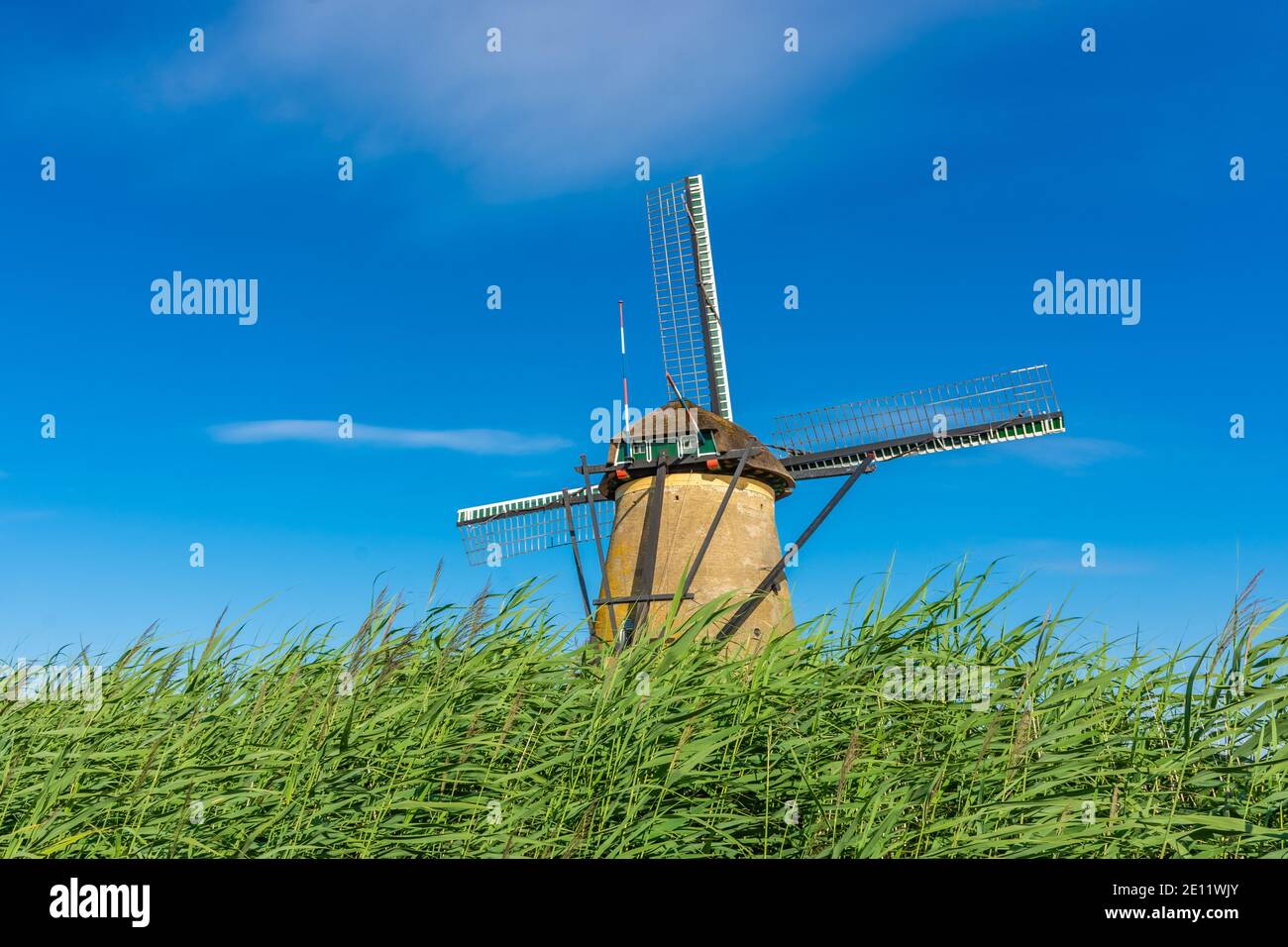 The famous windmills of Kinderdijk in the Netherlands Stock Photo - Alamy