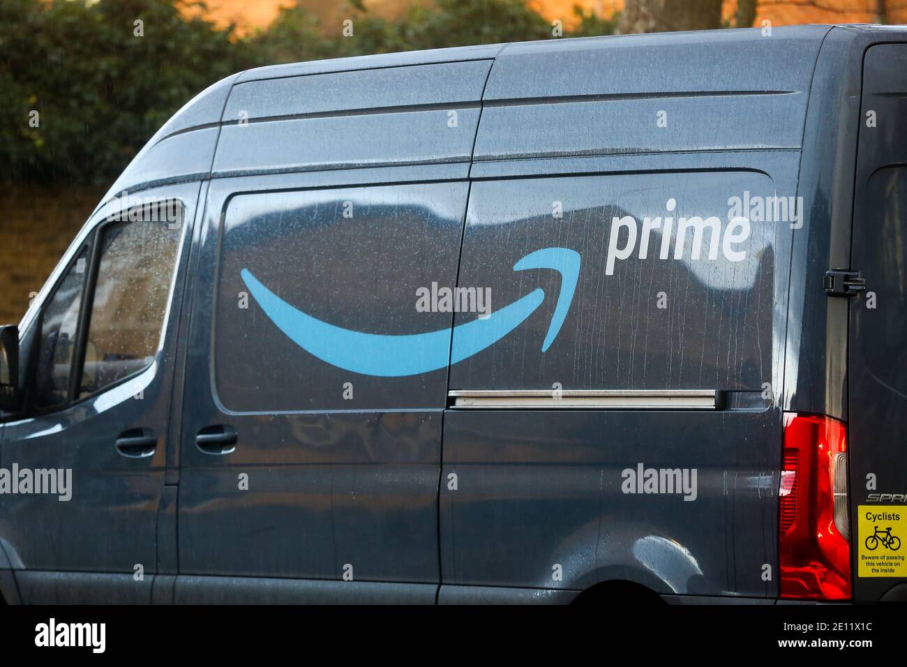 Parked amazon van hi-res stock photography and images - Alamy