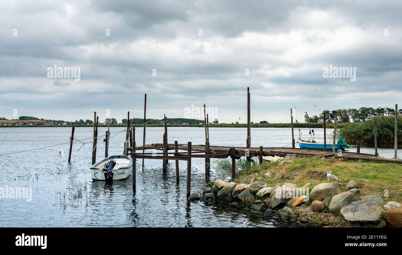 Rain Clouds On The Baltic Sea Stock Photo - Alamy