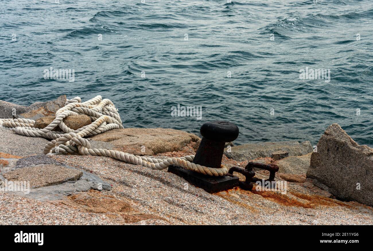 Anchorage In The Harbor Stock Photo - Alamy