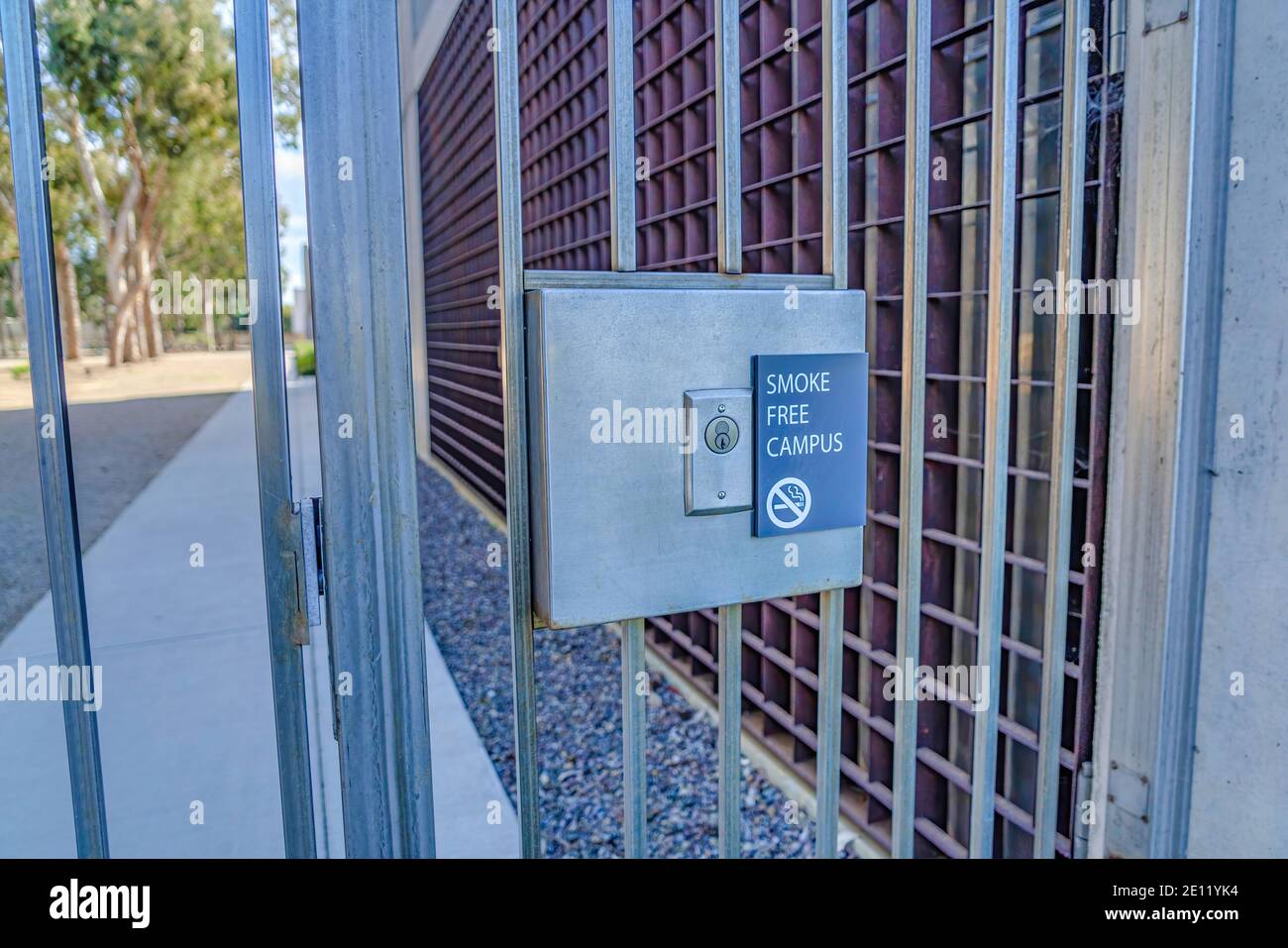 Close school gate hi-res stock photography and images - Alamy