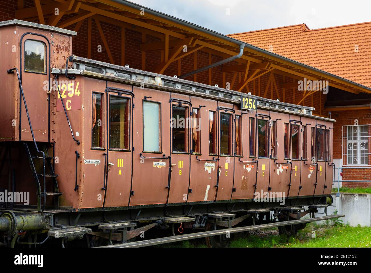 Historic Railroad Car Stock Photo - Alamy