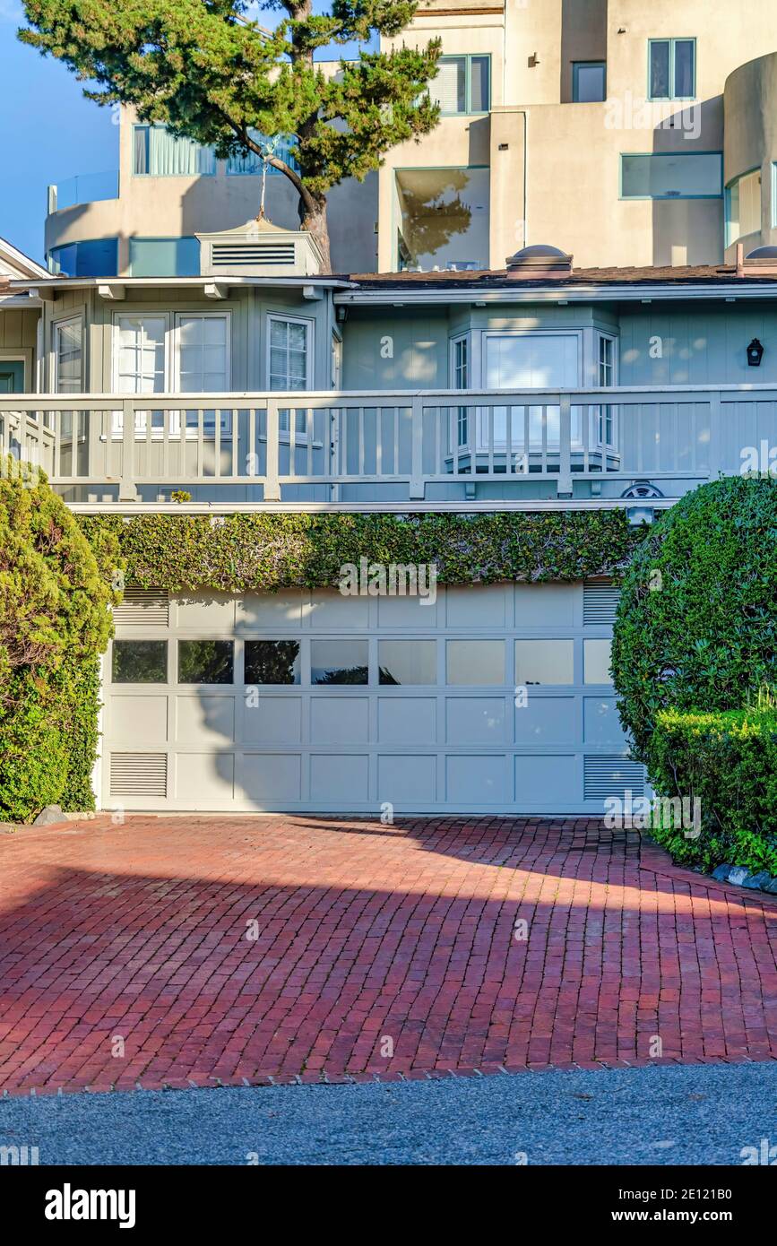 Sunlight over balcony plants view hi-res stock photography and images ...