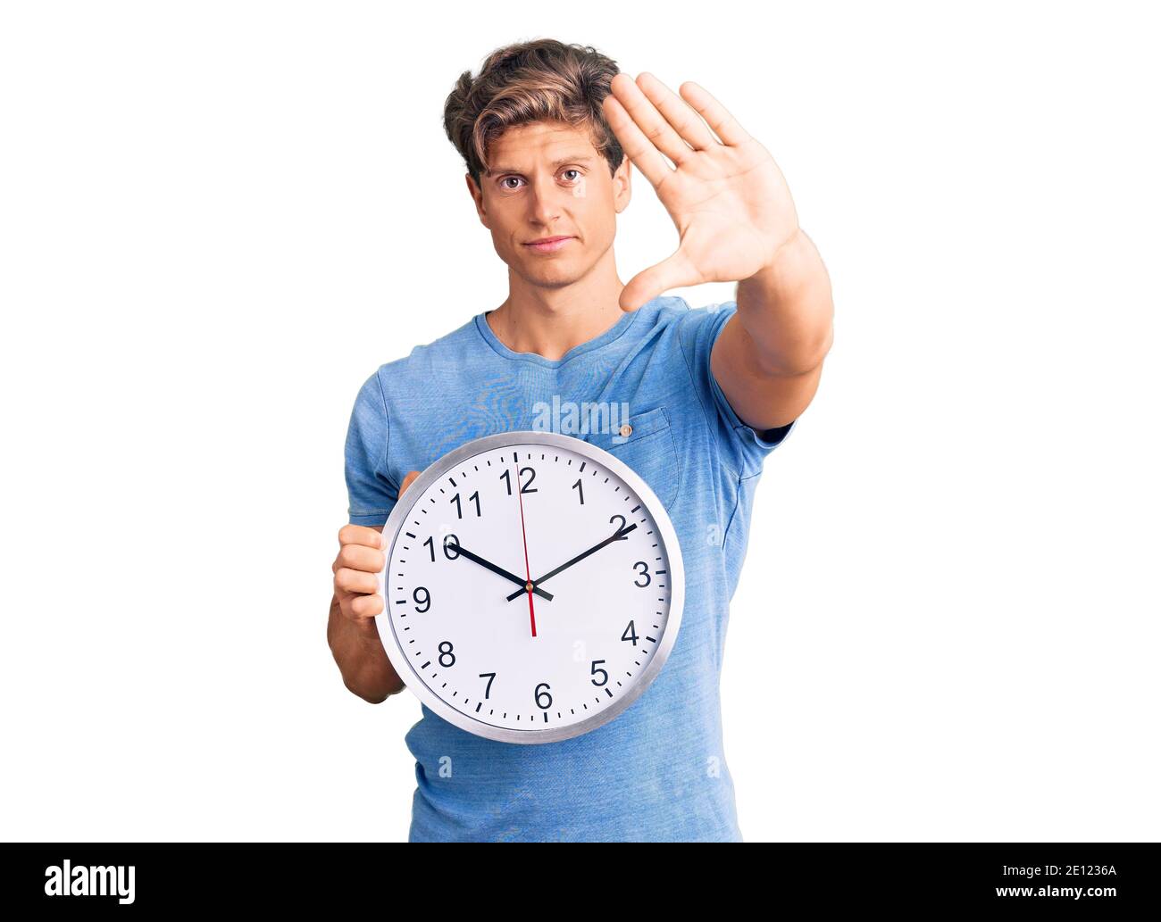 Male hand holding stop watch hi-res stock photography and images - Alamy