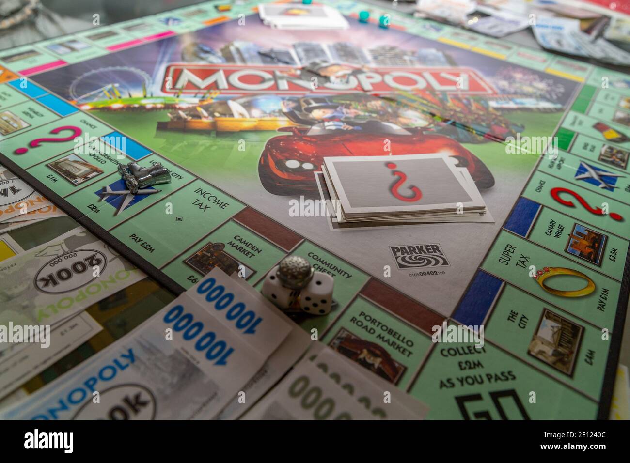 Monopoly games board Stock Photo - Alamy
