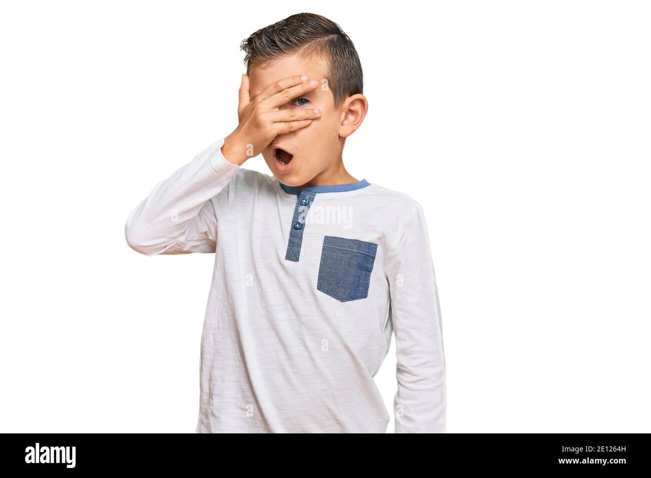 Embarrassed Child Face