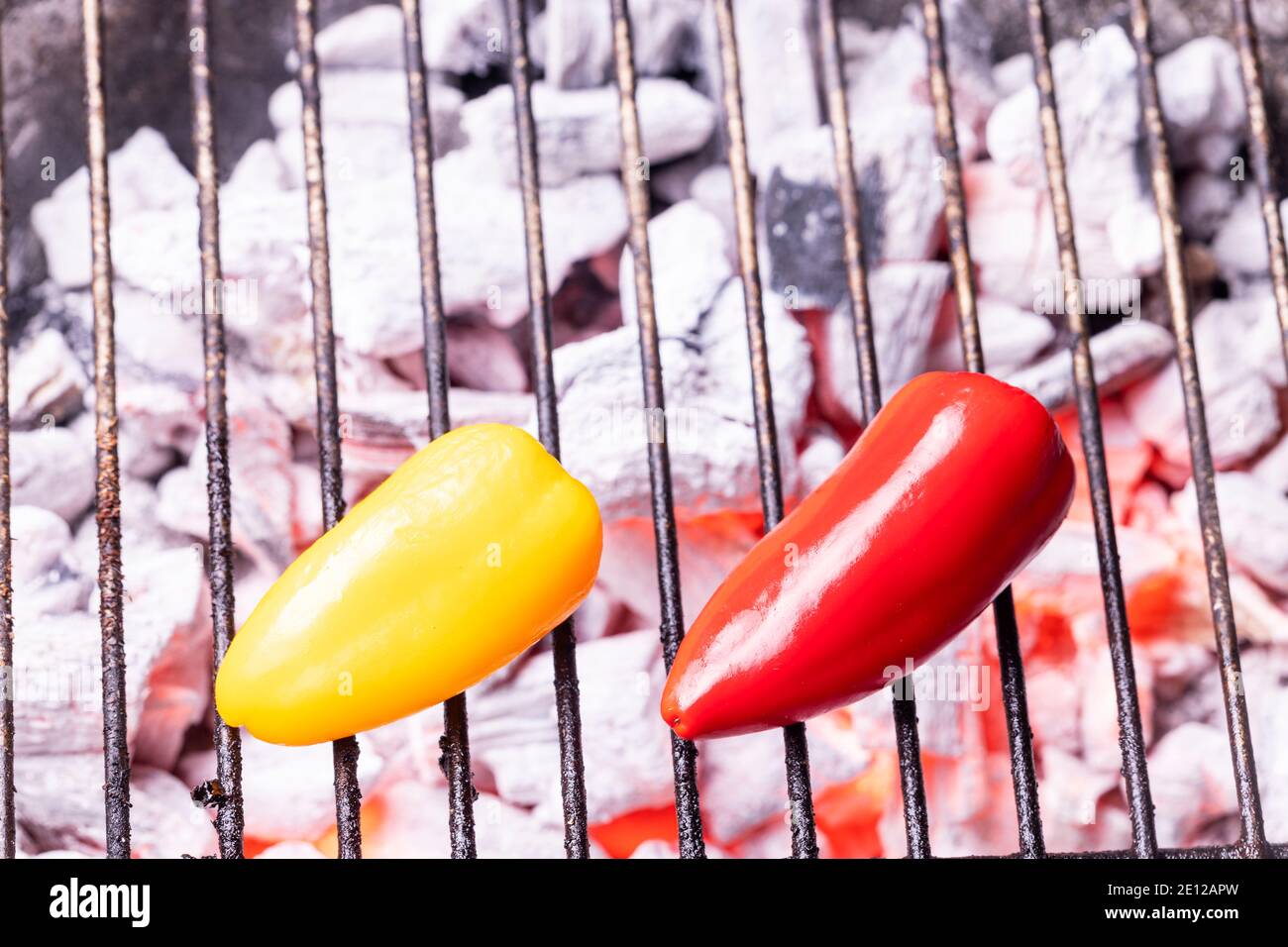 Pepper On The Barbie Stock Photo - Alamy