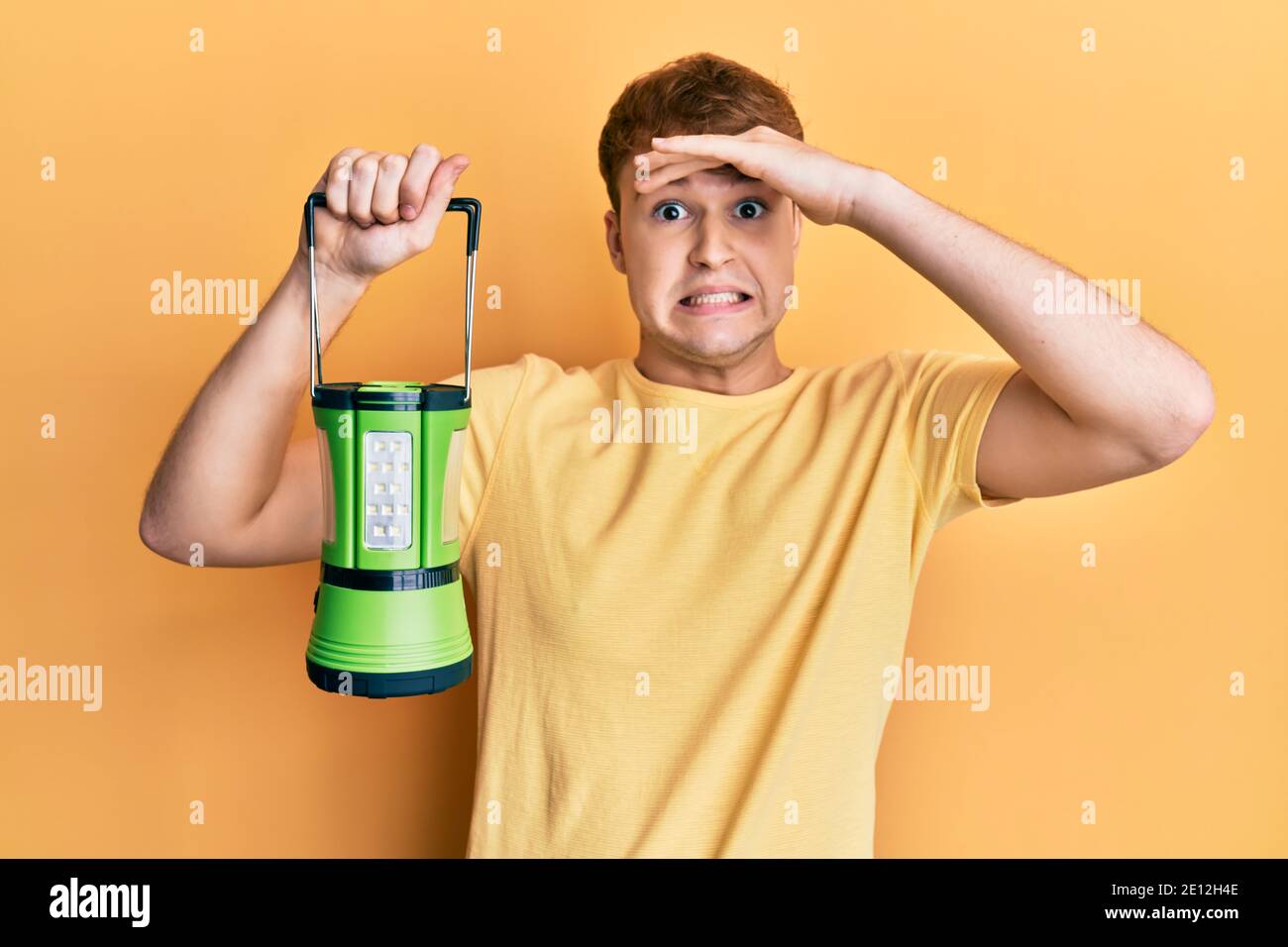 Big yellow flashlight hi-res stock photography and images - Alamy