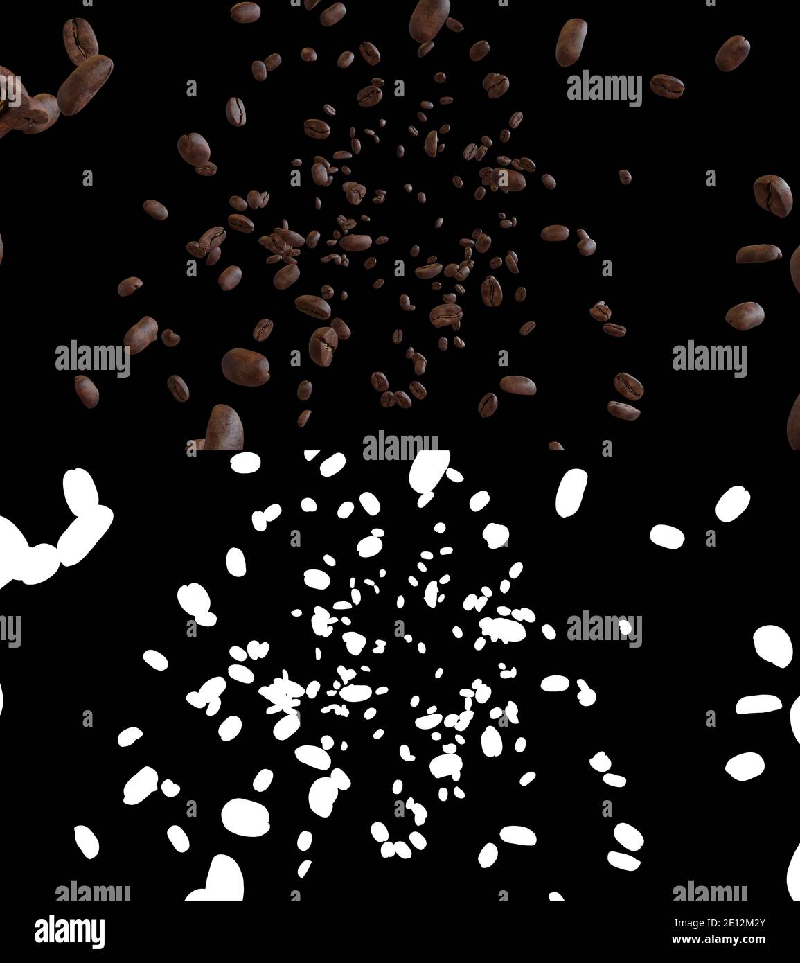 Floating coffee beans hi-res stock photography and images - Alamy