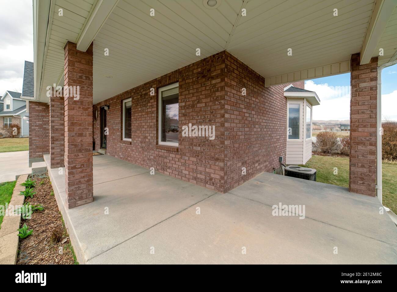 Wrap Around Porches With Brick Modern Farmhouse Plans With Wrap Around