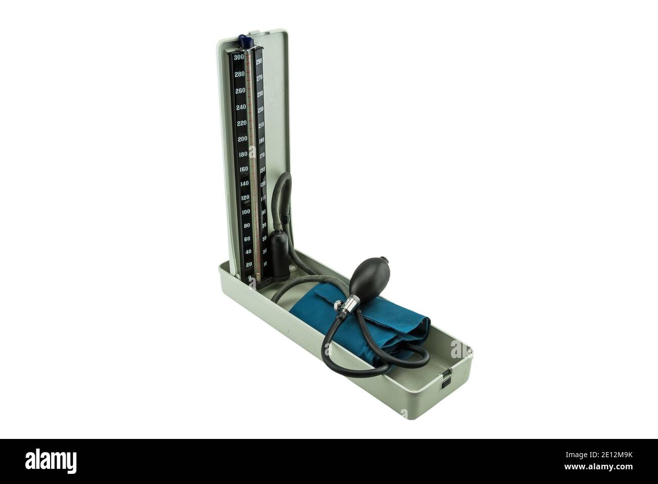 Close up of old style blood pressure monitor tool ( manometers ...