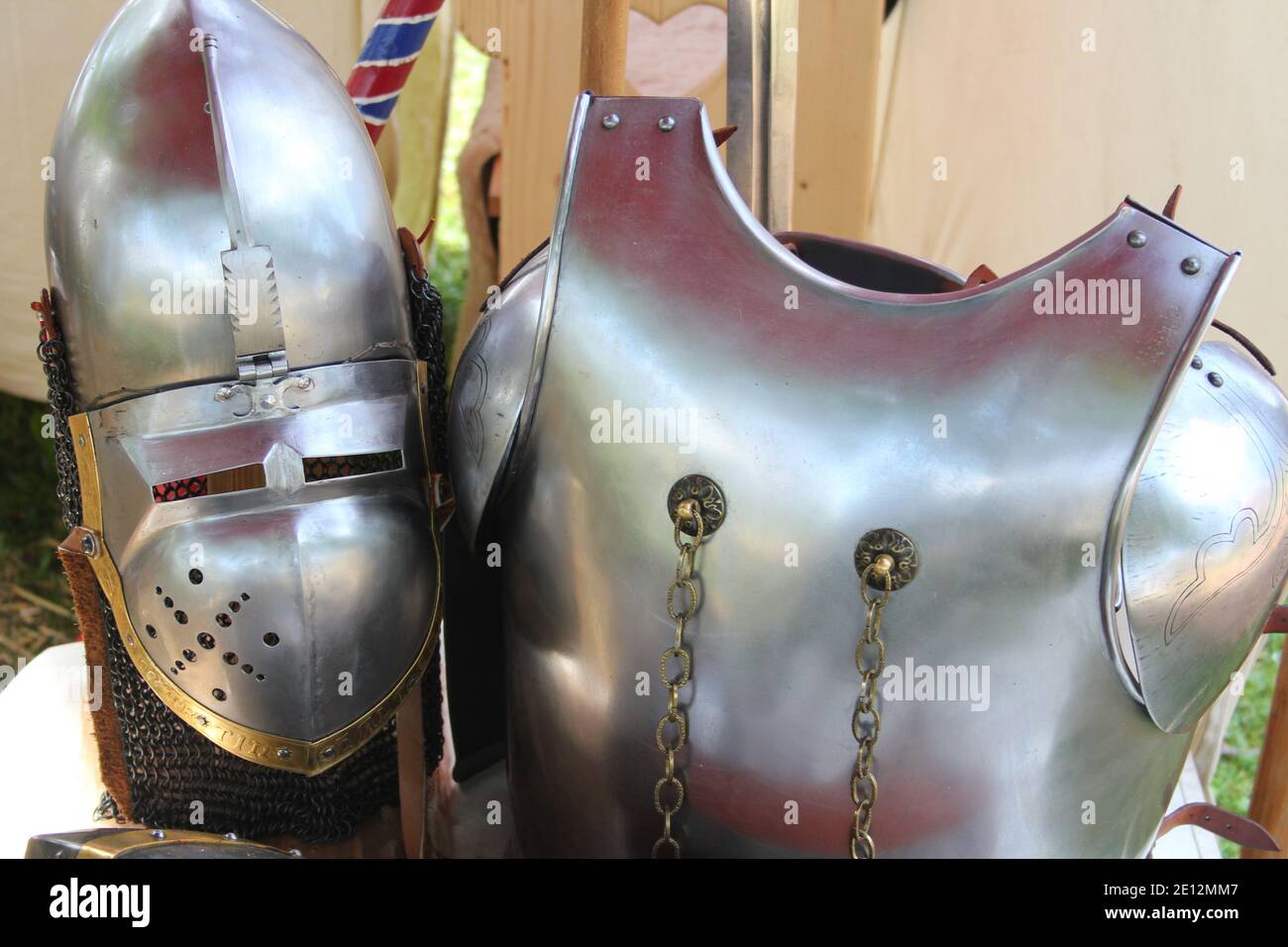 Knight S Equipment Stock Photo - Alamy