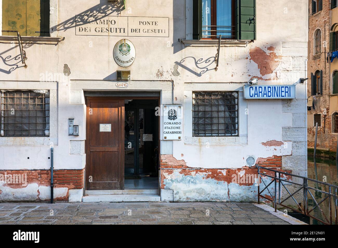 Police Station At Venice, Italy Stock Photo - Alamy