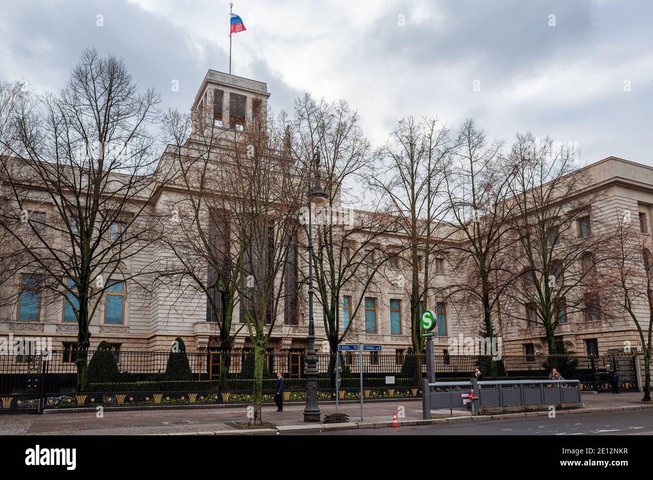 The Embassy Of Russia Unter Den Linden In Berlin, Germany Stock Photo ...