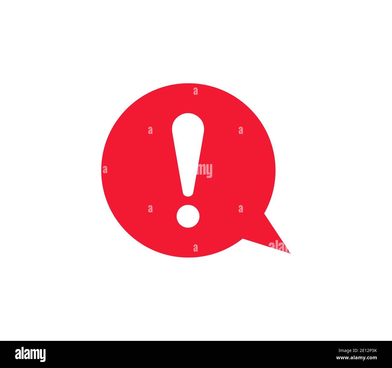 Red Triangle Exclamation Mark Cut Out Stock Images & Pictures - Alamy