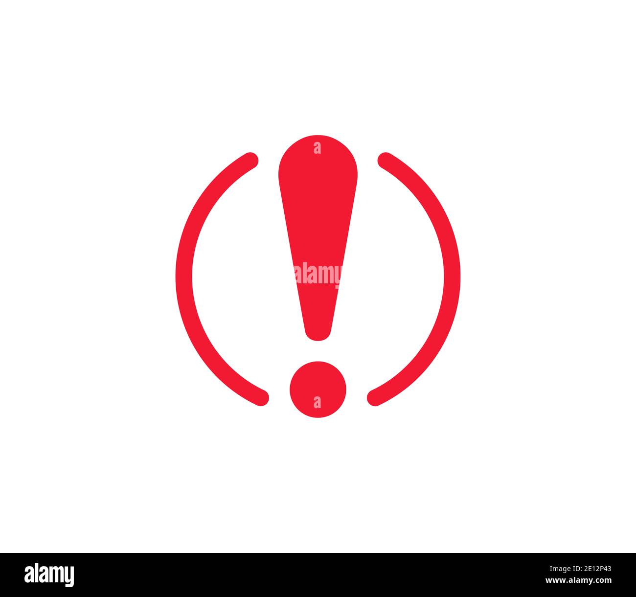 Red Triangle Exclamation Mark Cut Out Stock Images & Pictures - Alamy