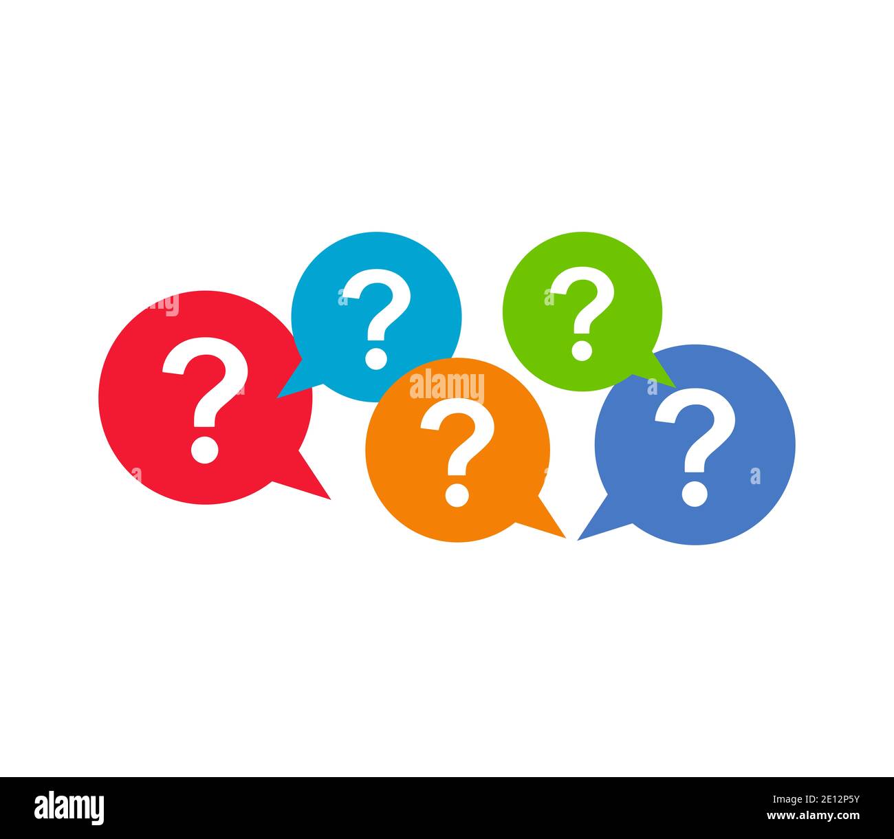 Question Mark Symbol Icon Vector Illustration Stock Photo - Alamy