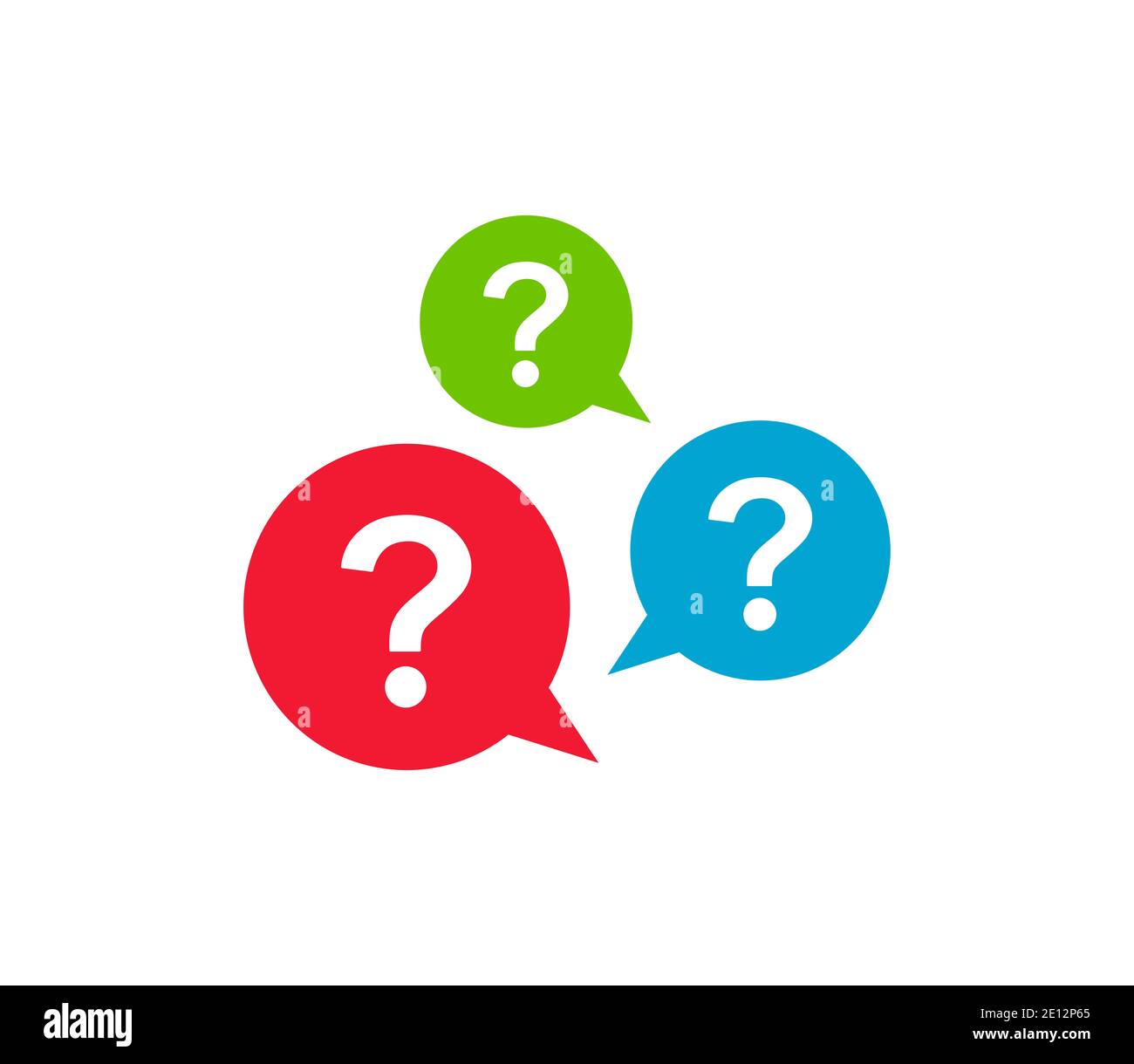Question Mark Symbol Icon Vector Illustration Stock Photo - Alamy
