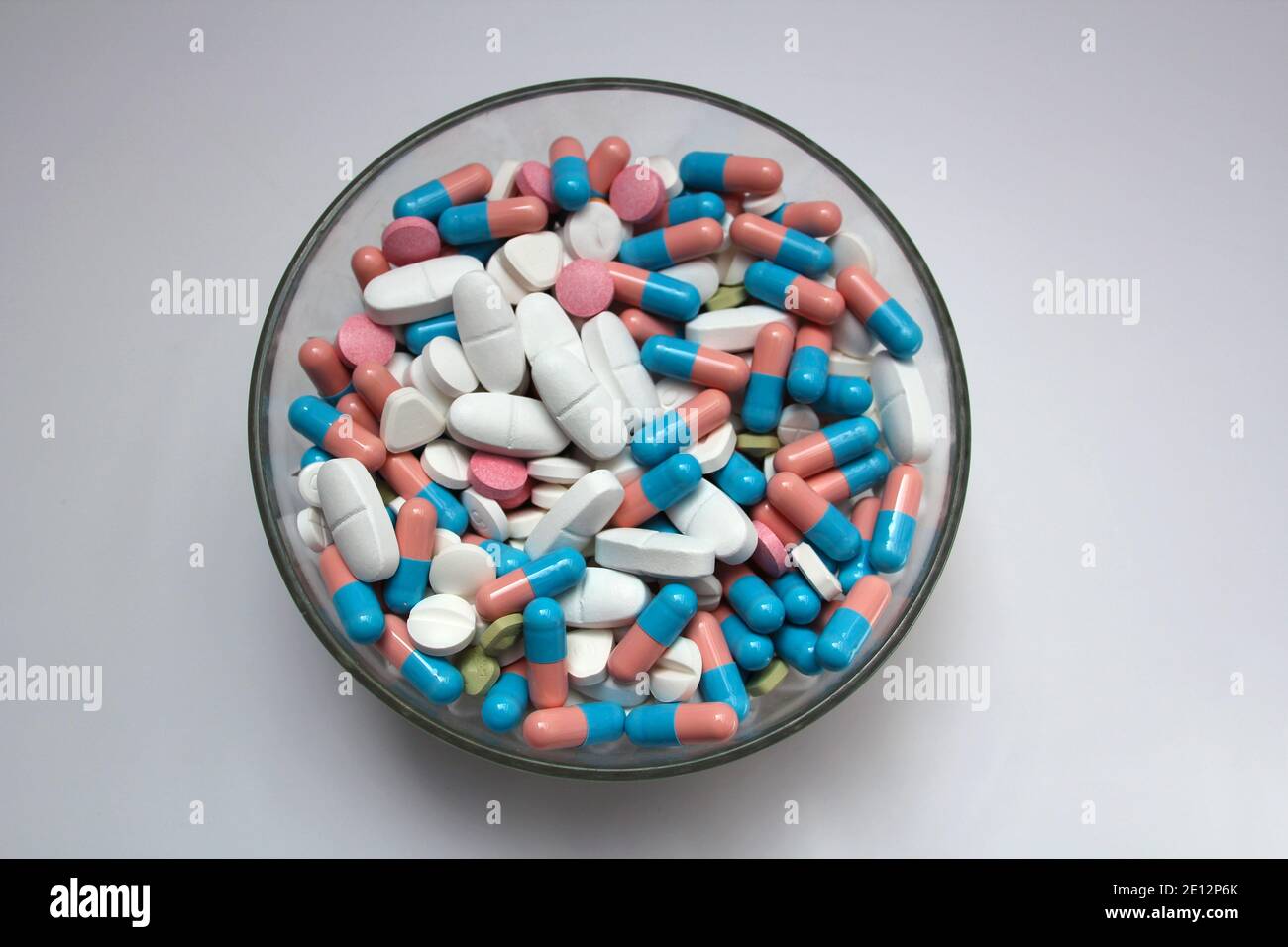 Cocktail Of Pills Stock Photo - Alamy