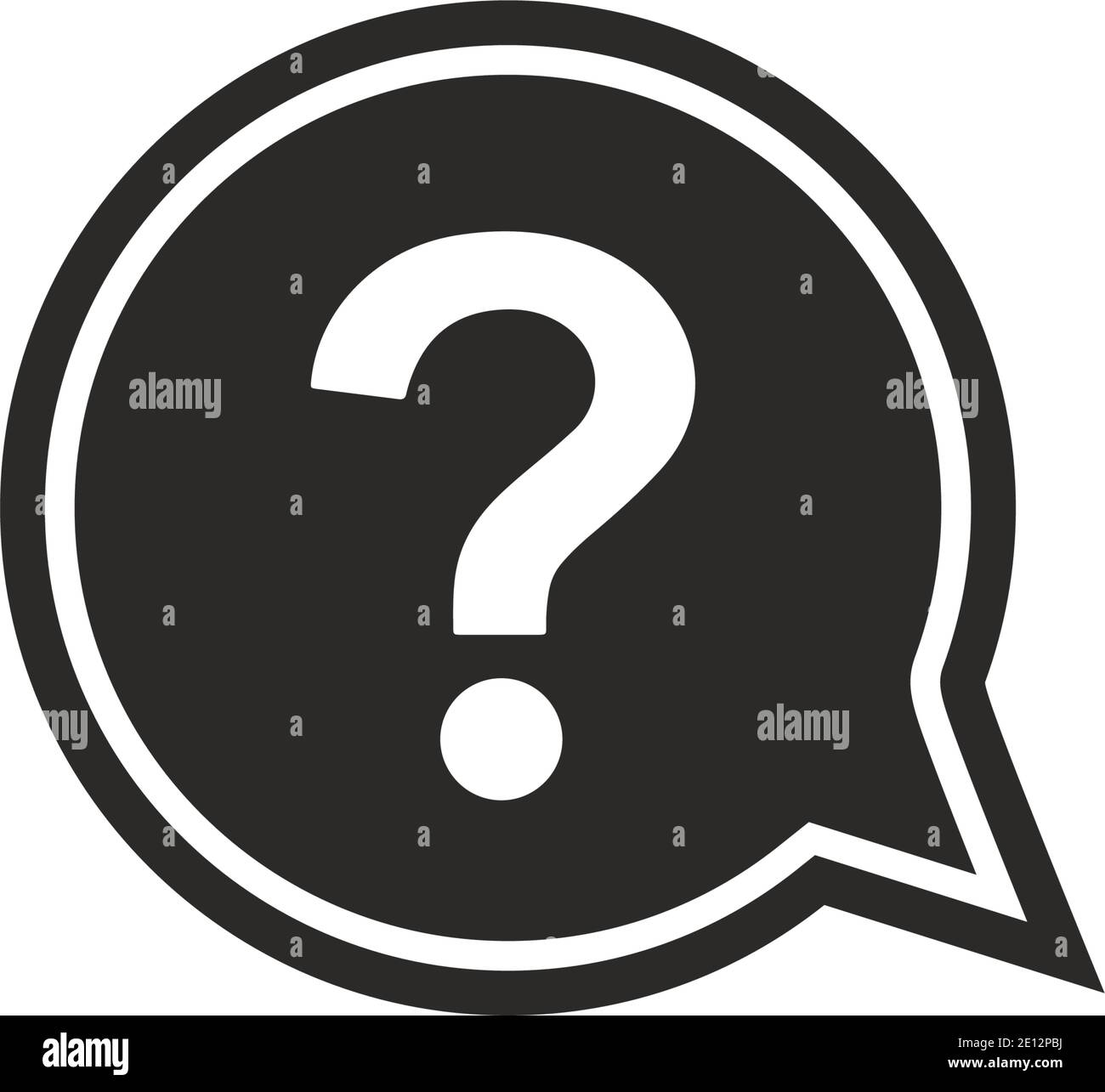 Question Mark Symbol Icon Vector Illustration Stock Vector Image & Art ...