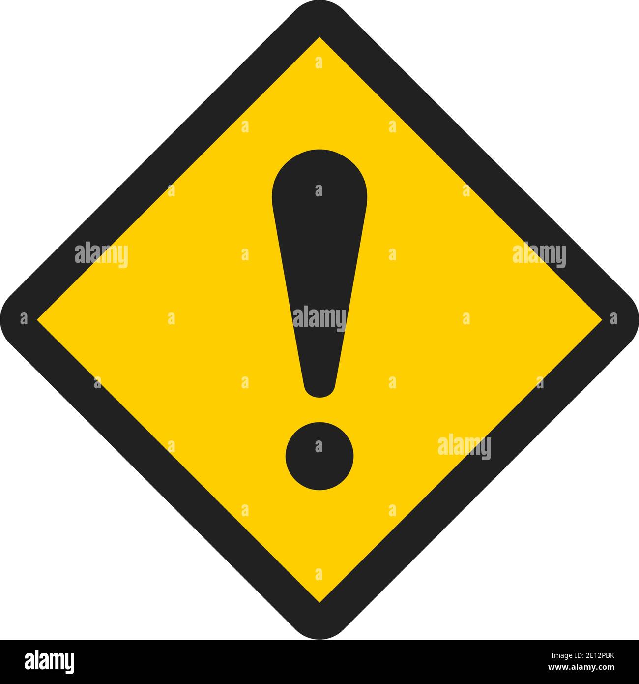 Exclamation Symbol Mark Icon Vector Illustration Stock Vector Image ...