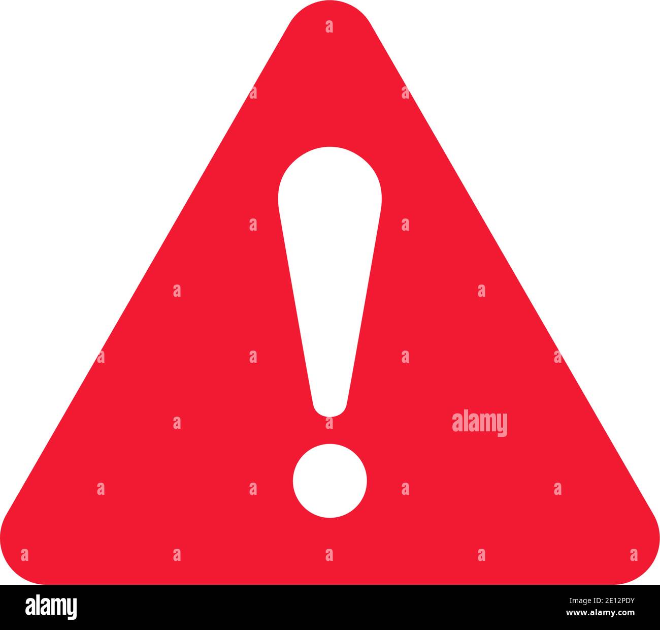 Exclamation Symbol Mark Icon Vector Illustration Stock Vector Image ...