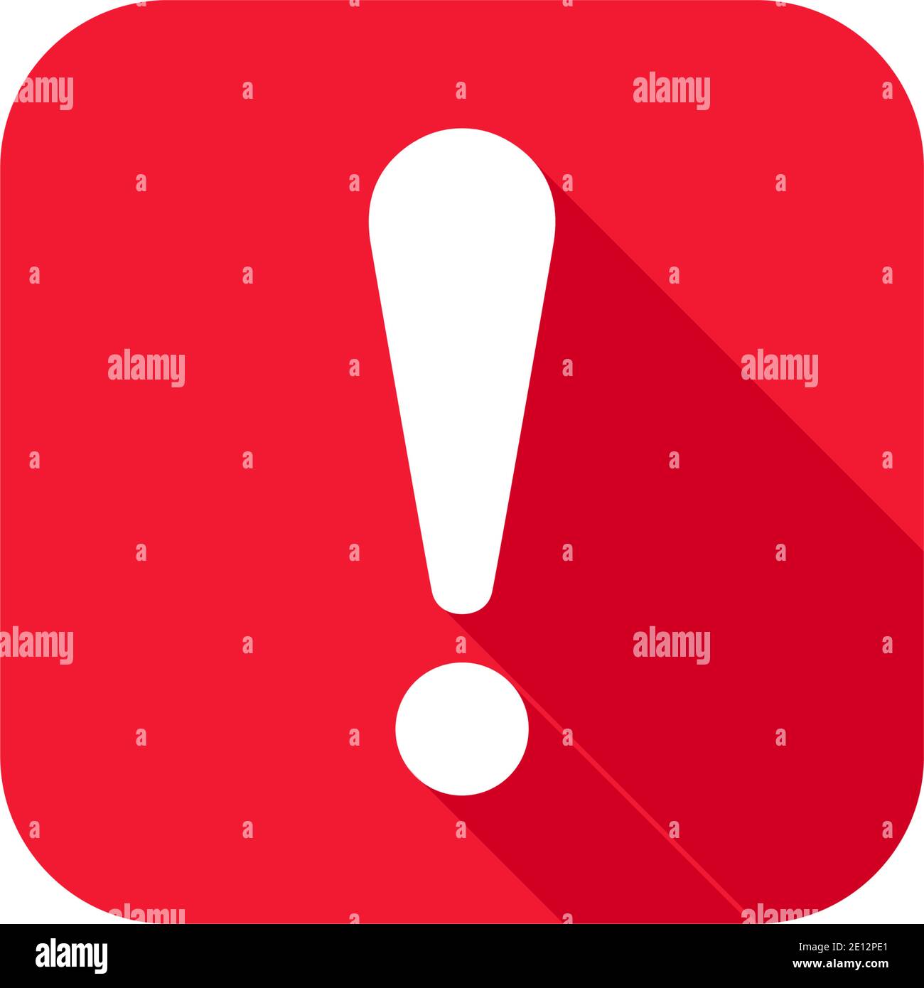 Exclamation Symbol Mark Icon Vector Illustration Stock Vector Image ...