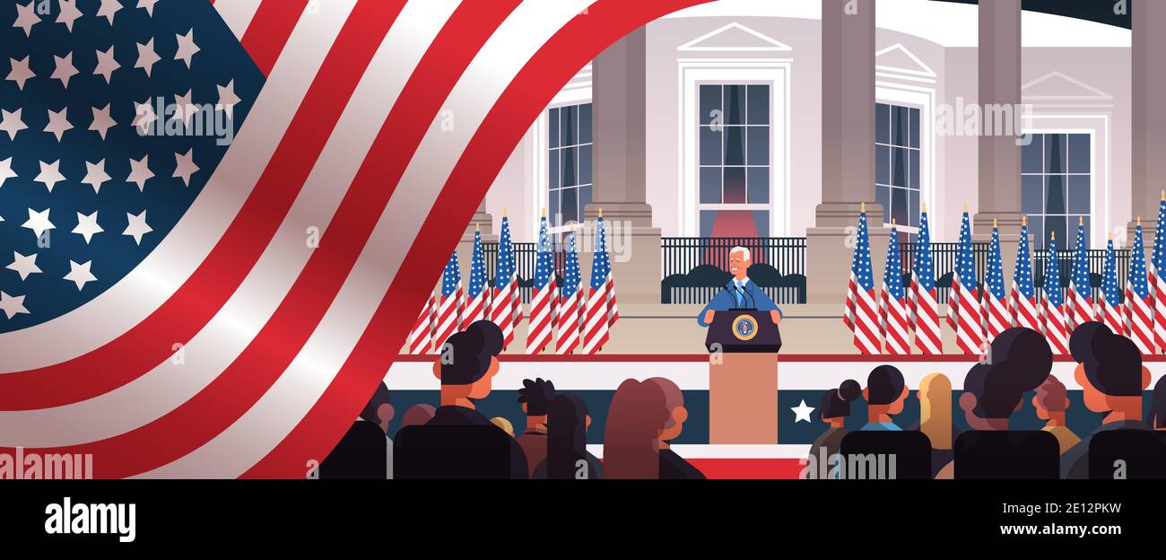 White House Speech Background