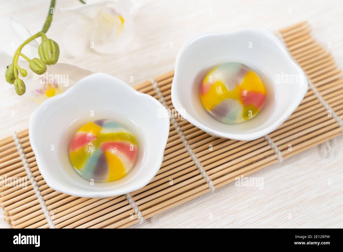 Traditional chinese sweet glutinous rice ball Stock Photo - Alamy