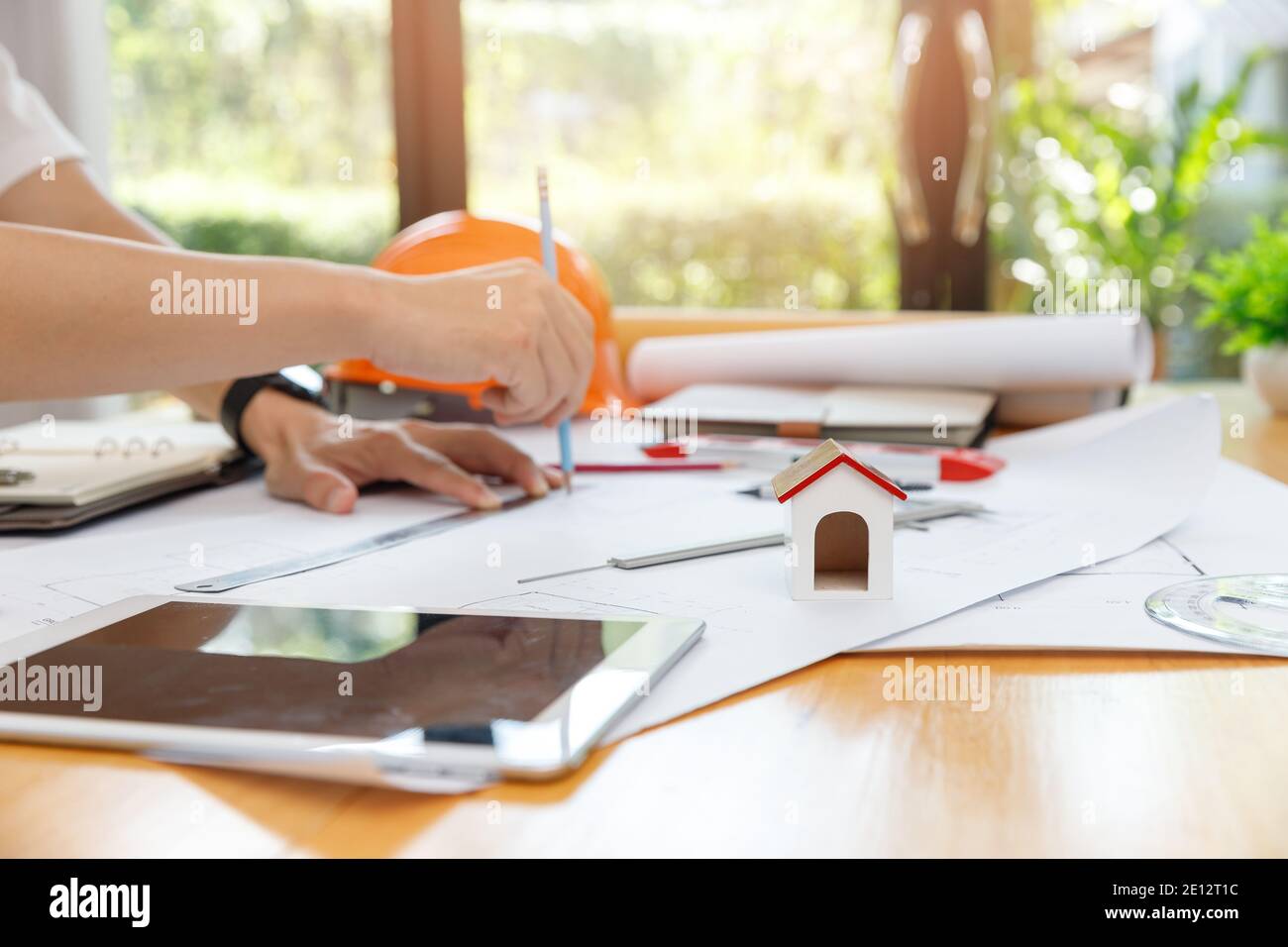 Engineer and Architect concept, Engineer Architects and Interior ...