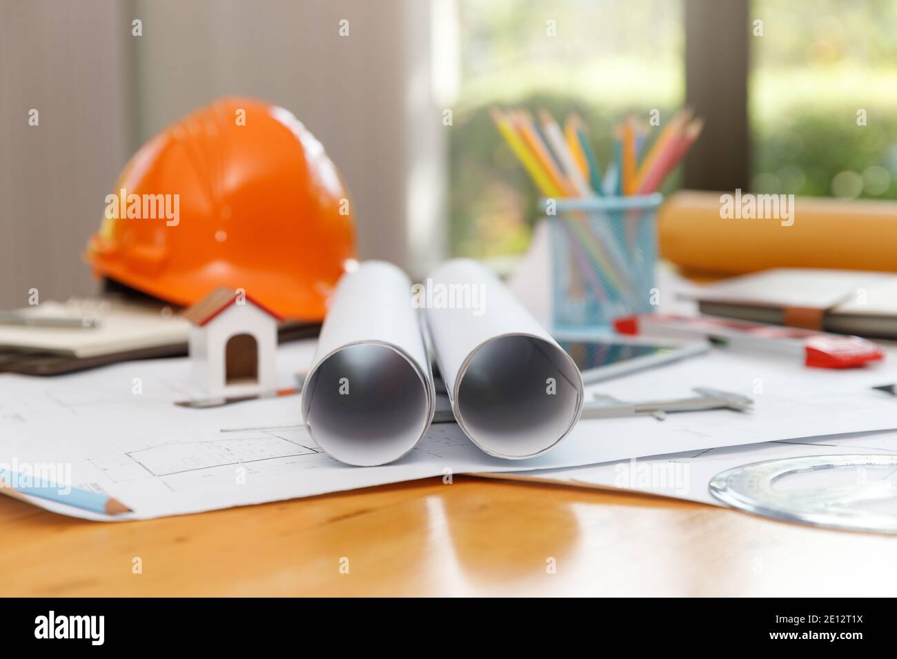 Engineer and Architect concept, Engineer Architects and Interior ...