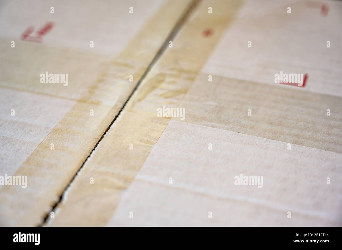 White packaging material for shipping goods Stock Photo - Alamy