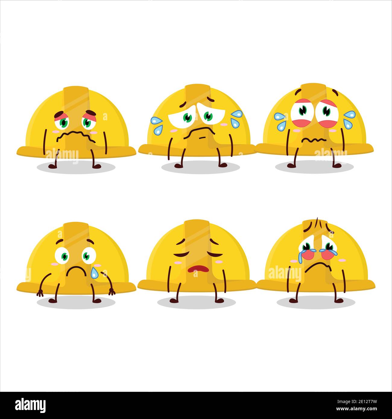 Sad builder Stock Vector Images - Alamy