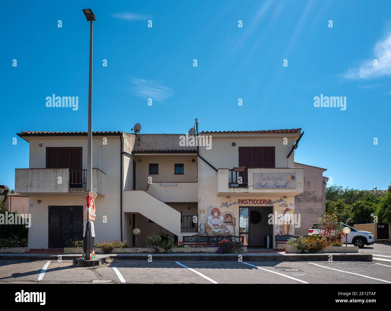 Small Bakery In A Sardinian Village Stock Photo - Alamy