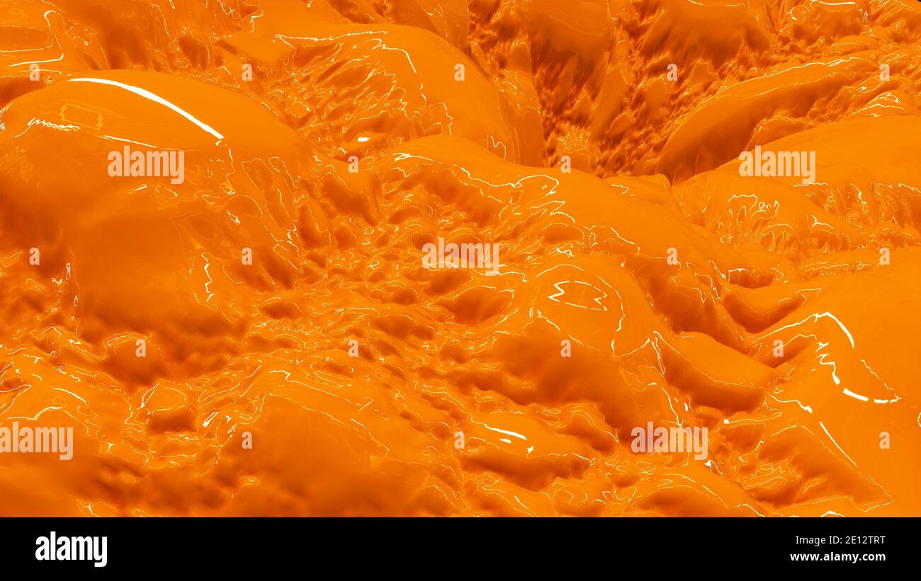 3d paint orange color splash hi-res stock photography and images - Alamy
