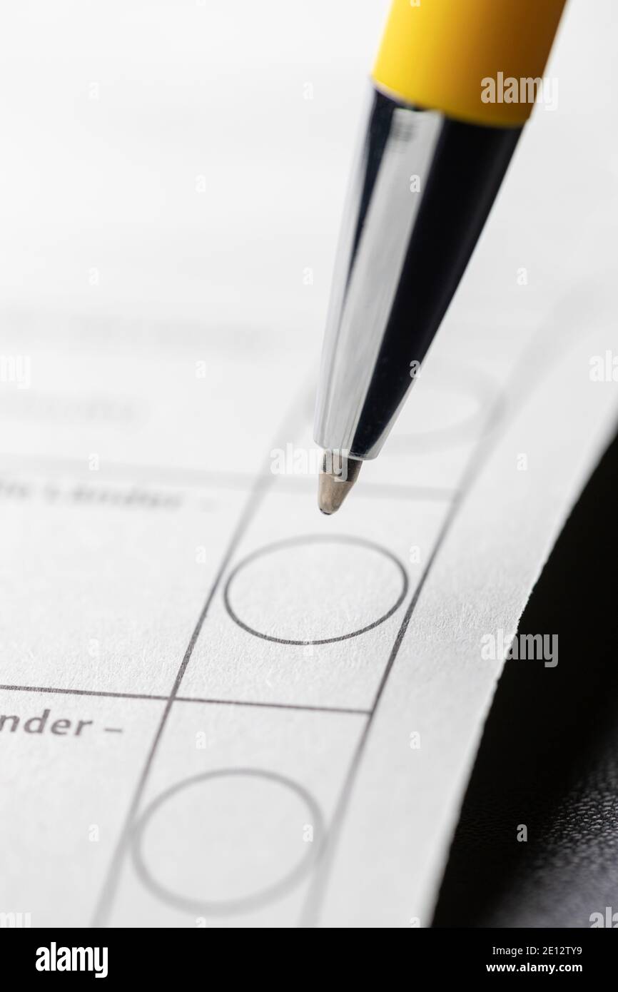Ballot papers illustration hi-res stock photography and images - Alamy
