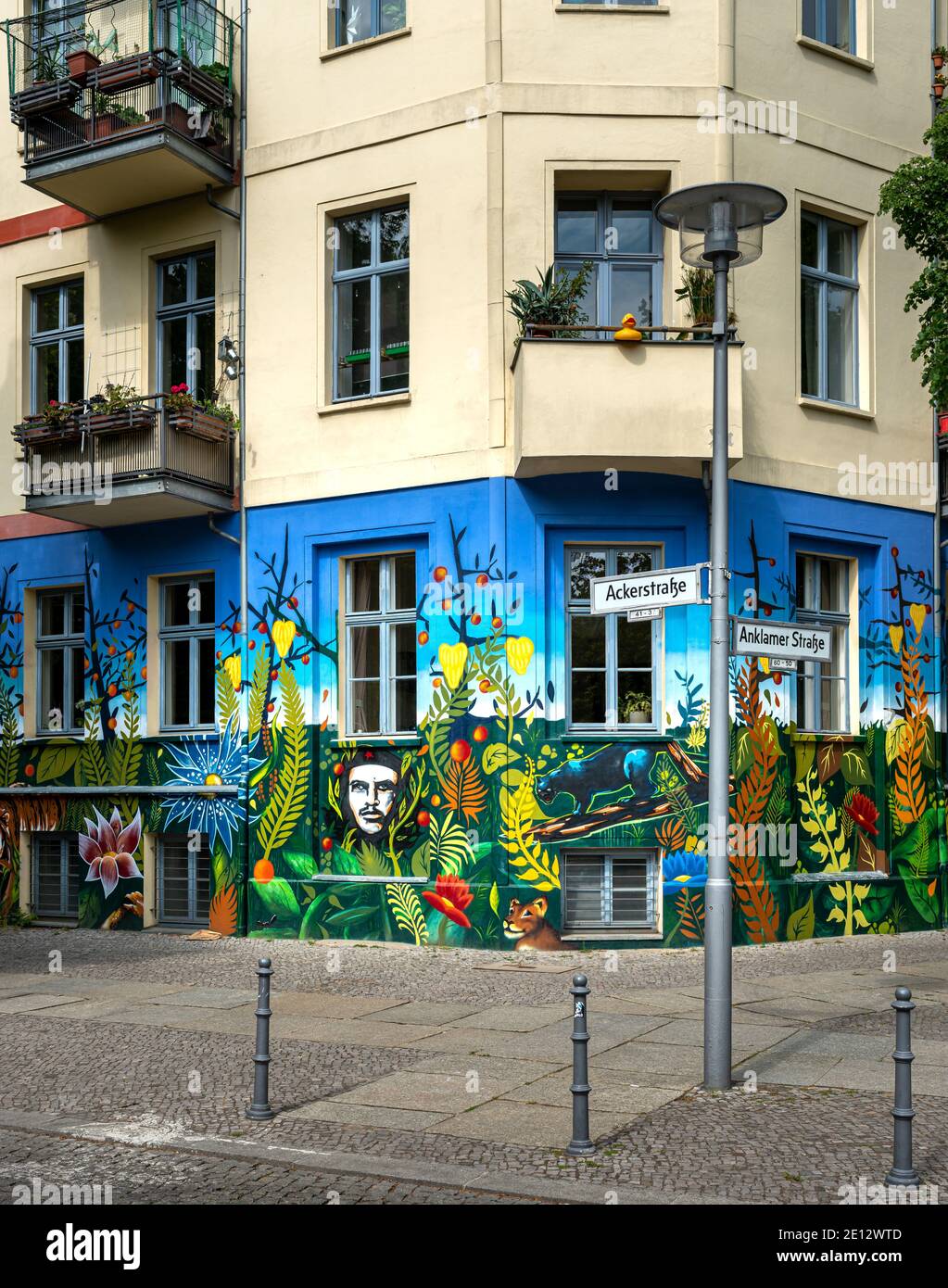 Colorful House Facade In Berlin Stock Photo - Alamy
