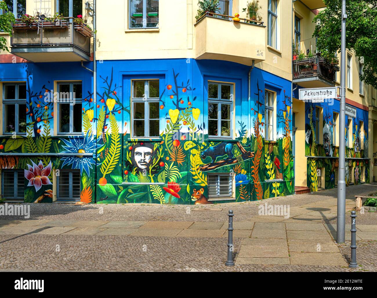 Colorful House Facade In Berlin Stock Photo - Alamy