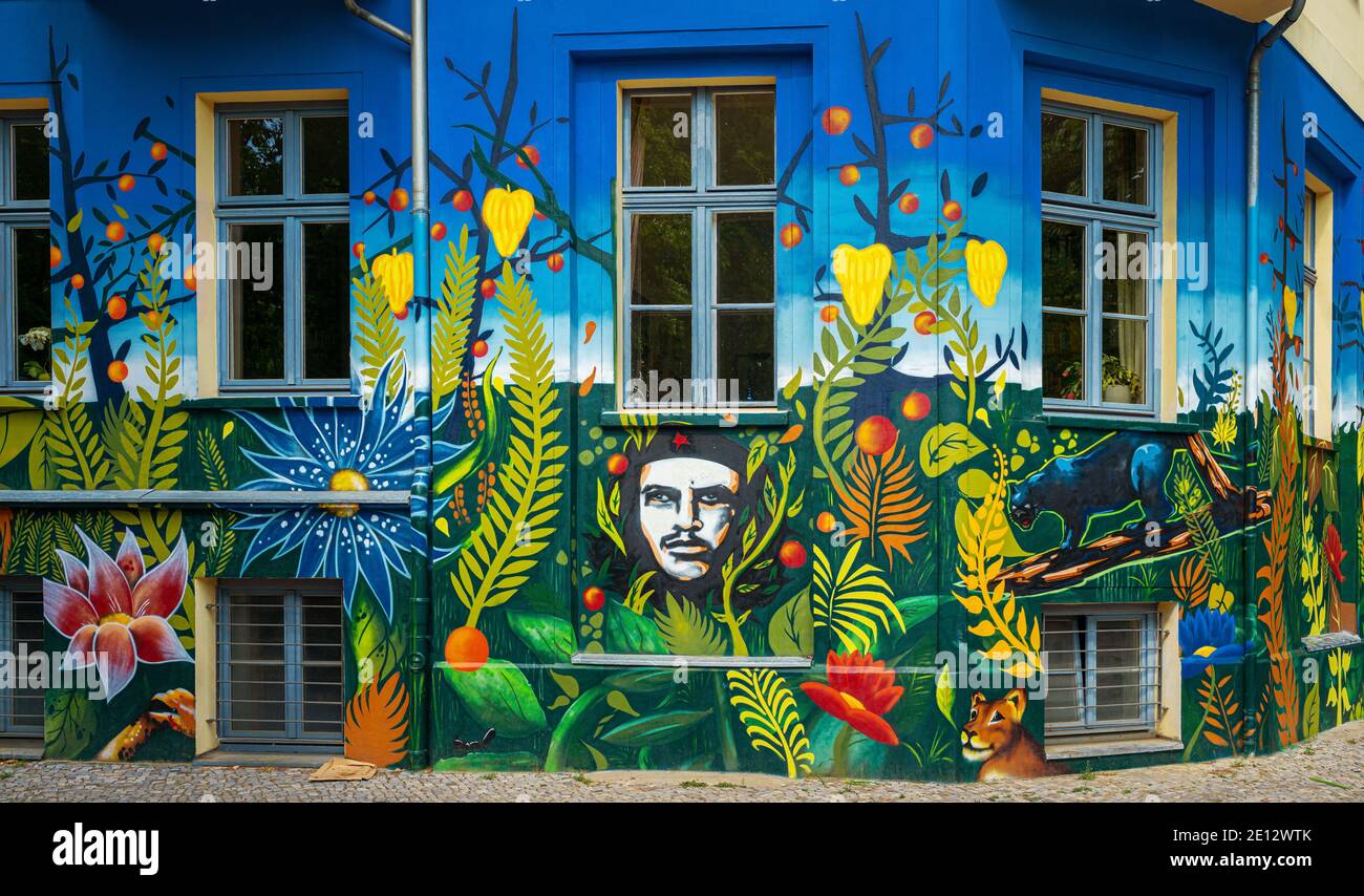Colorful House Facade In Berlin Stock Photo - Alamy