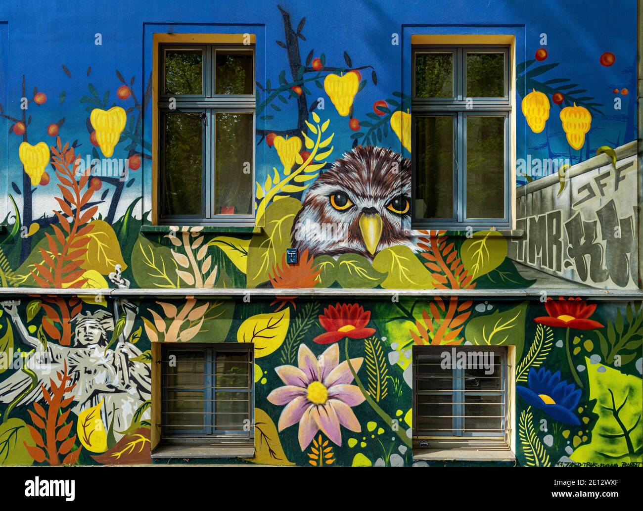 Colorful House Facade In Berlin Stock Photo - Alamy