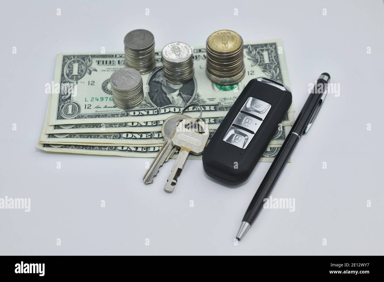 Car key exchange hi-res stock photography and images - Alamy