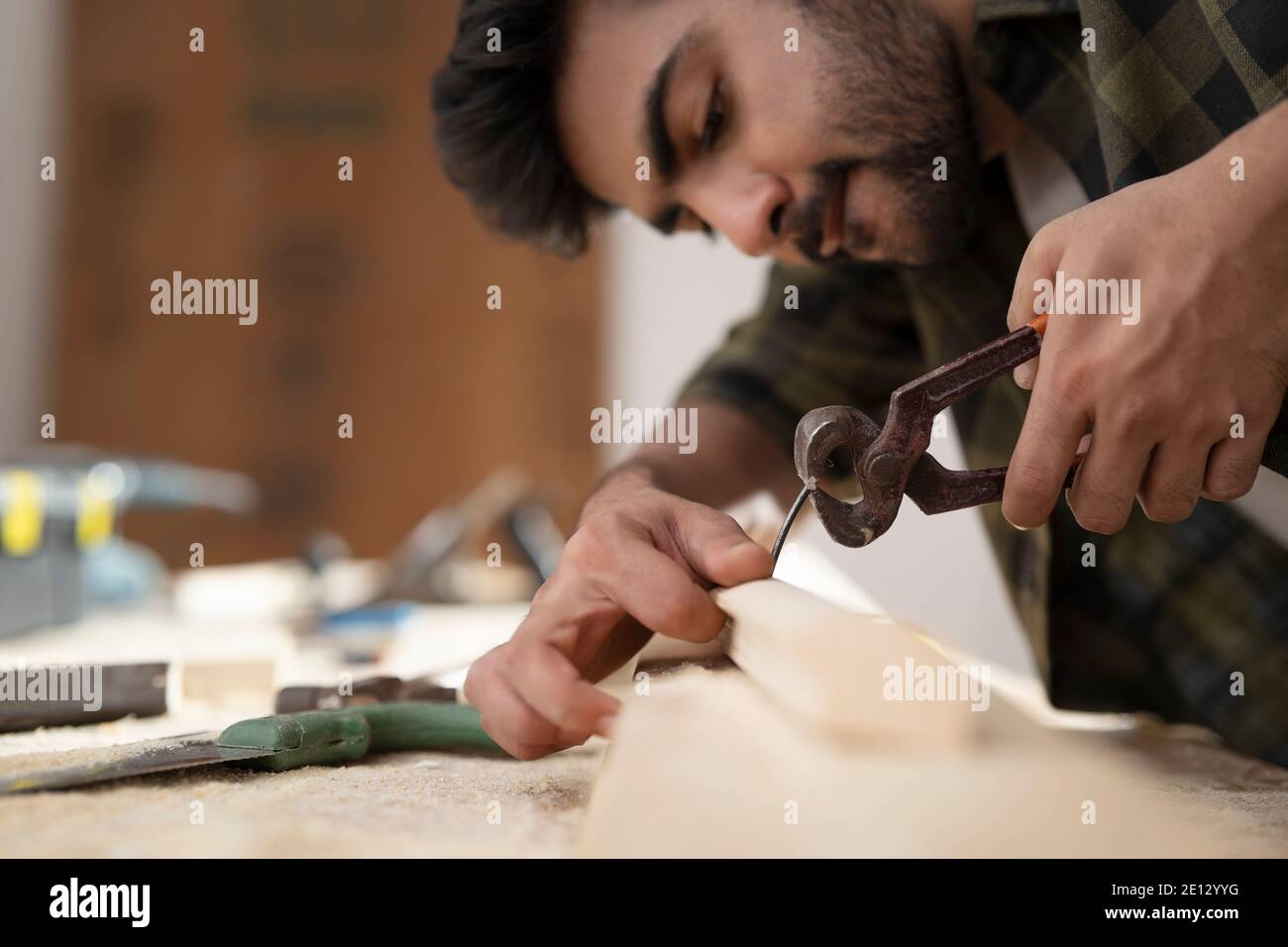 Man being pulled hi-res stock photography and images - Alamy