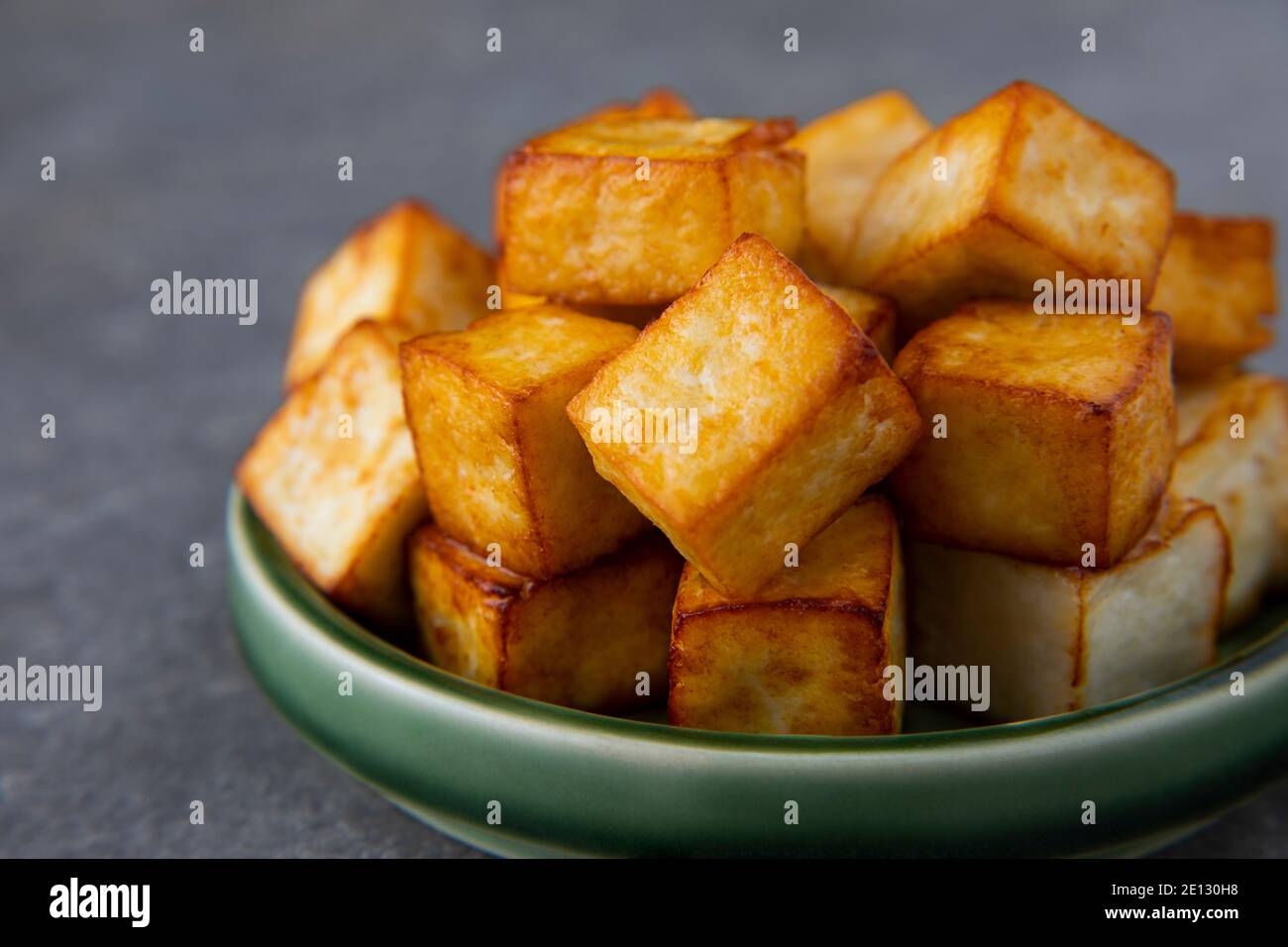 Fried cubes of cottage cheese hi-res stock photography and images - Alamy