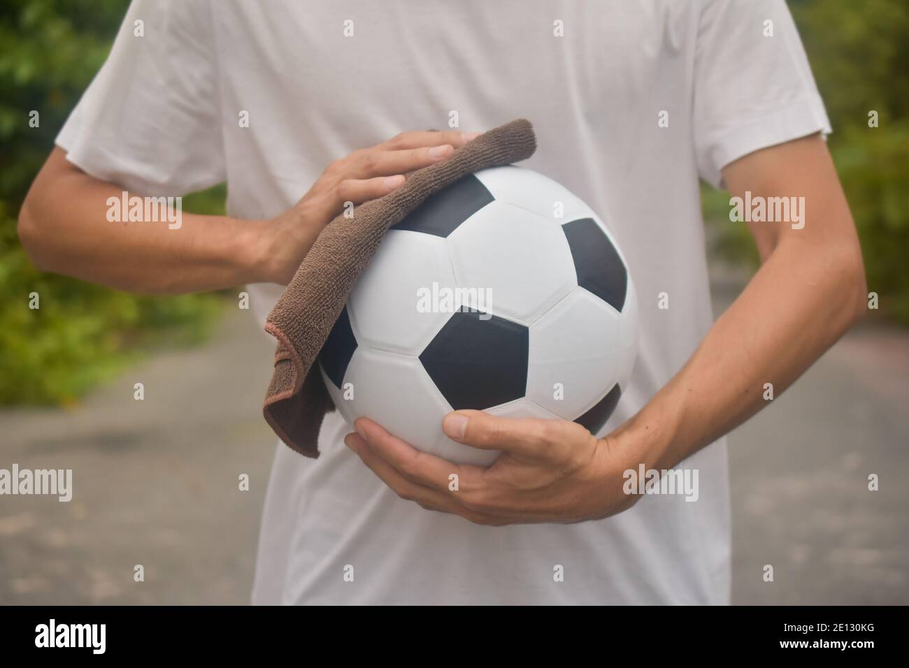 Cleaning football hi-res stock photography and images - Alamy