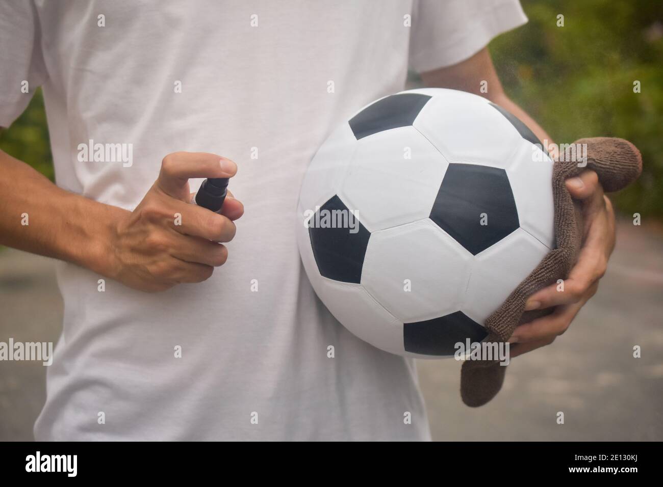 Football sanitizer hi-res stock photography and images - Alamy