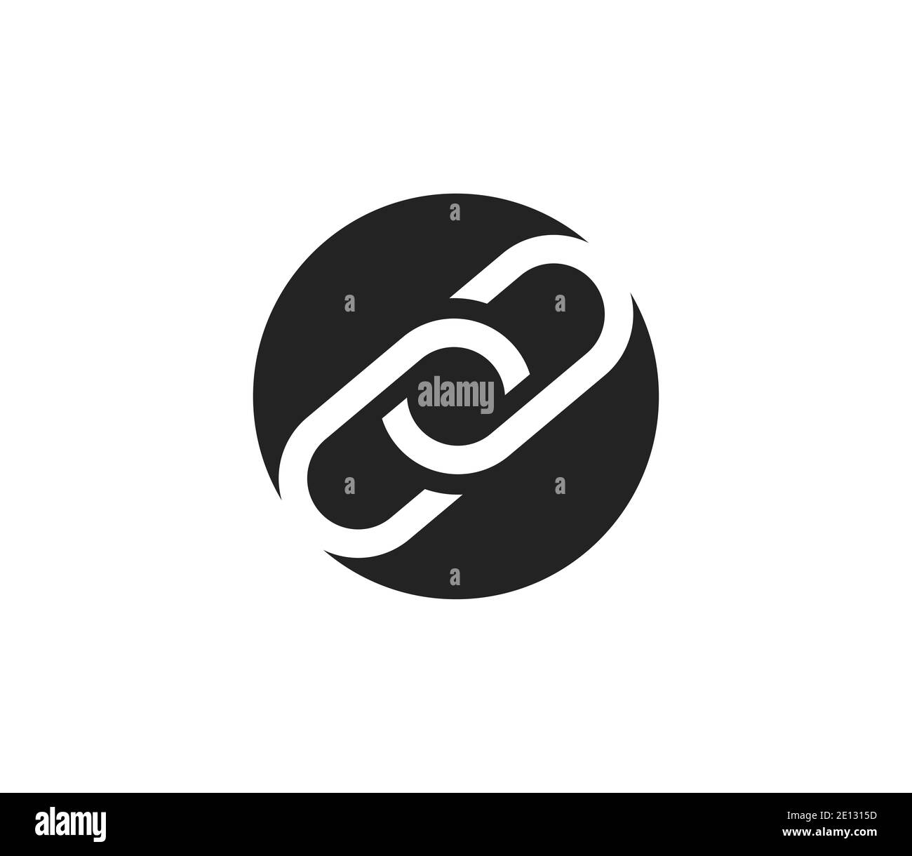 Vector illustration abstract network Black and White Stock Photos ...