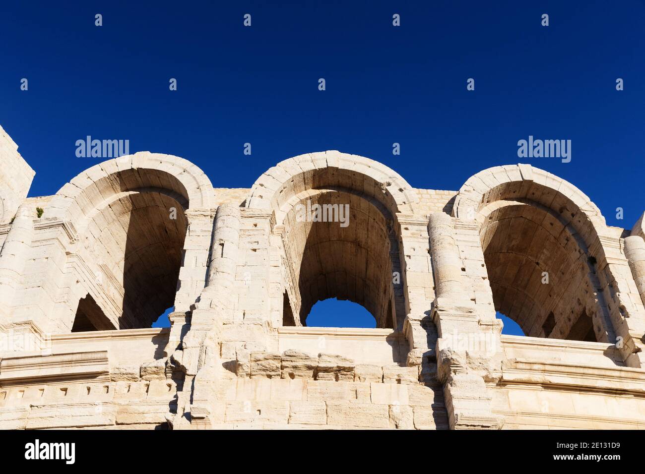 The Arles Amphitheater, also known as Les Arenes d'Arles is a Roman ...