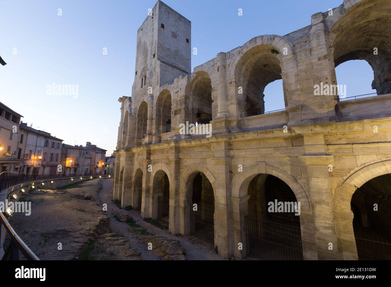 Arles, Provence, FranceThe Arles Amphitheater, also known as Les Arenes ...