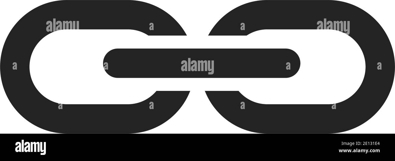 Chain Link Icon Vector Illustration Stock Vector Image & Art - Alamy